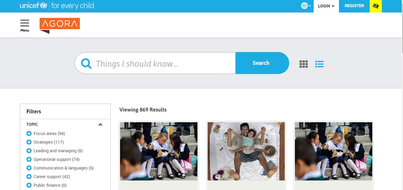 كورسات منظمة اليونسيف UNICEF المجانية - فدني | Fedniy